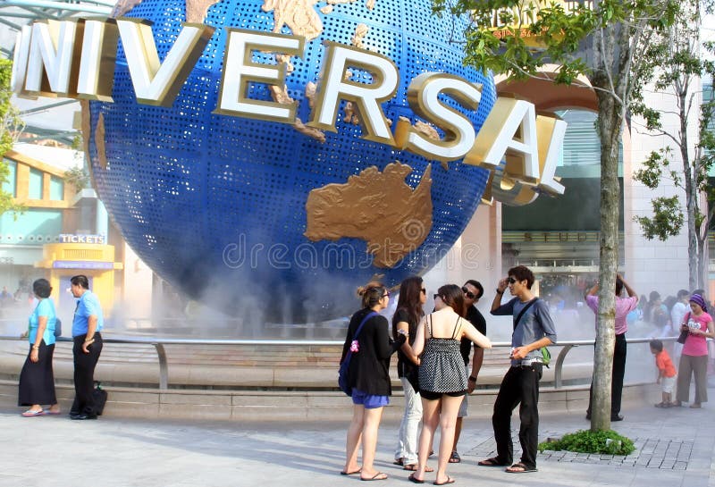 Universal Studios Sentosa editorial stock image. Image of studios ...