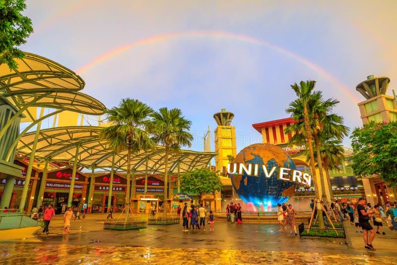 Universal Studios in Sentosa Editorial Photography - Image of adventure ...