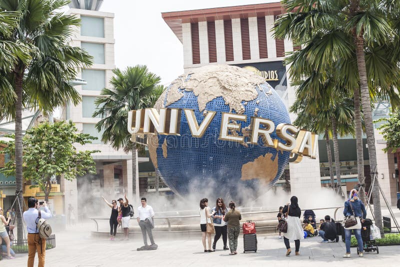 UNIVERSAL STUDIOS SINGAPORE Editorial Image - Image of fairground ...