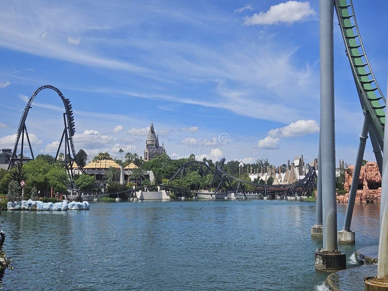 Universal Studios in Summer Florida Editorial Photo - Image of lake ...