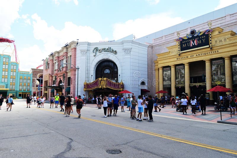 Universal Studios Theme Park Editorial Stock Image - Image of florida ...