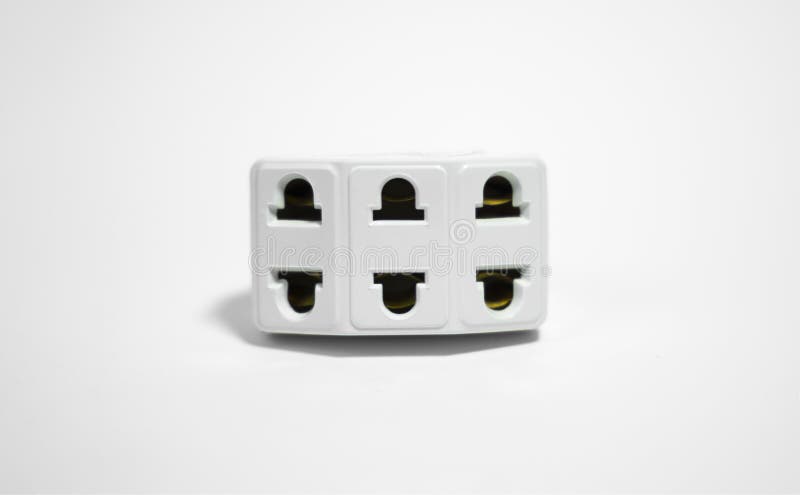 Universal Travel Adapter with Multiple Plug Options Stock Image - Image ...