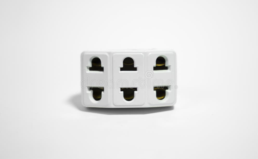 Universal Travel Adapter with Multiple Plug Options Stock Image - Image ...