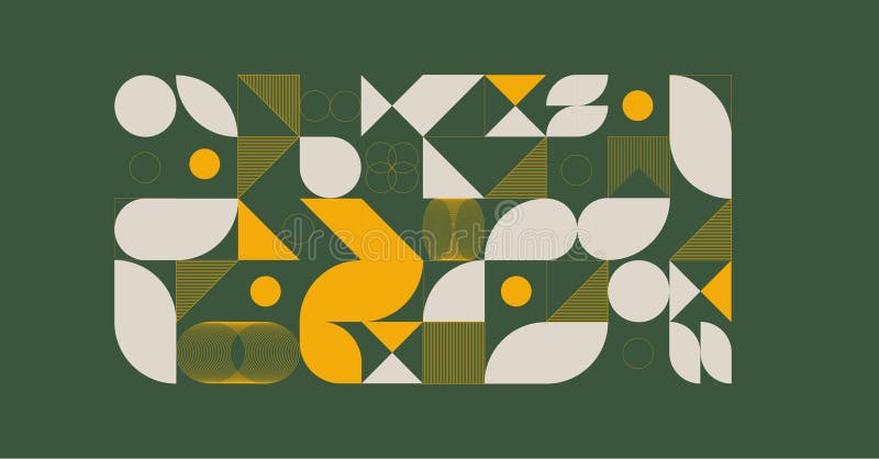 Universal Trend Background with Geometric Shapes and Halftone Textures ...