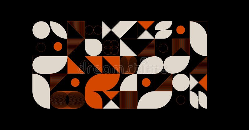 Universal Trend Background with Geometric Shapes and Halftone Textures ...