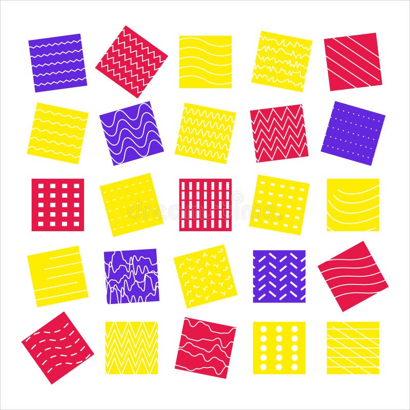 Universal Trend Shapes Set with Bright Elements Stock Vector ...