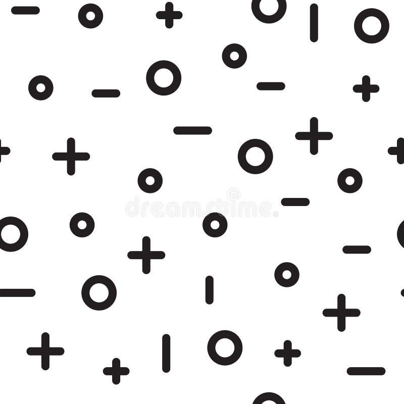 Minimal Math Icon Pattern Stock Illustrations – 387 Minimal Math Icon ...