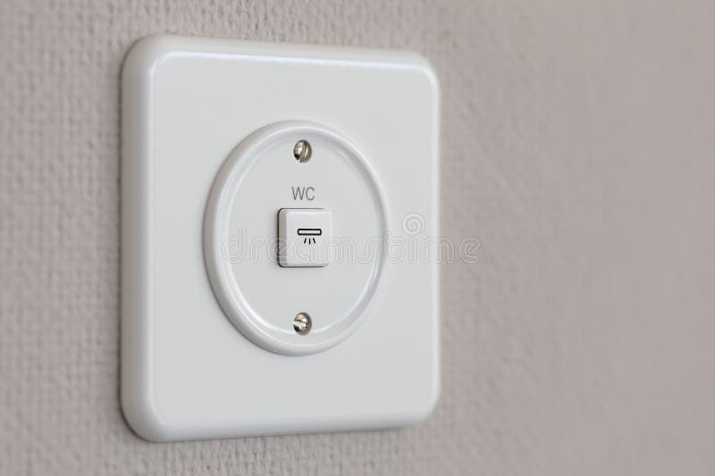 Universal Wall Light Switch Stock Image - Image of apartment, object ...