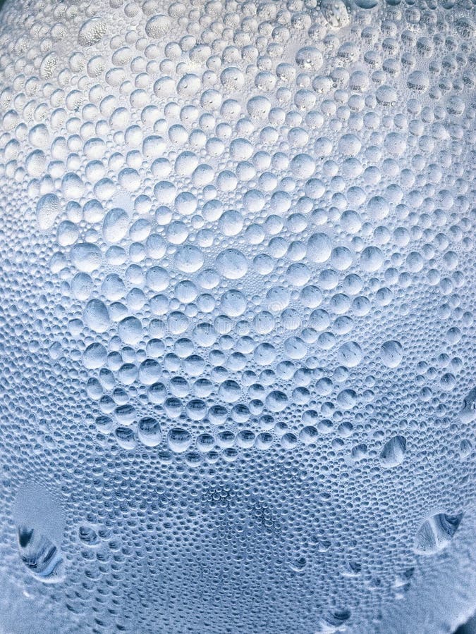 The Universe on a Bottle of Cold Water. Stock Image - Image of droplet ...
