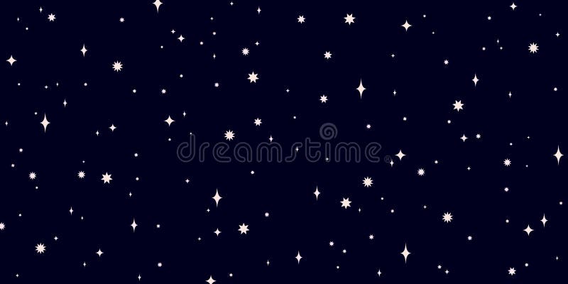 Universe, Cosmos. Seamless Pattern Stock Vector - Illustration of scene ...