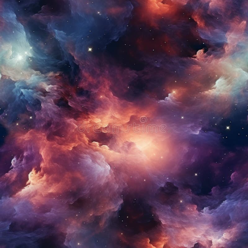 Universe Texture Decorated Stage. Stock Illustration - Illustration of ...