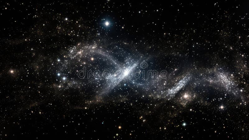 Universe Dark Matter Elements Stock Illustration - Illustration of ...