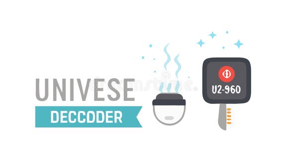 Universe Decoder, Key To Cosmic Mysteries. Vector Design Generative AI ...
