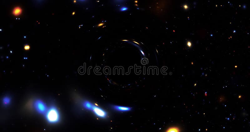Universe with Glowing Particles Moving in Circles - a Computer ...