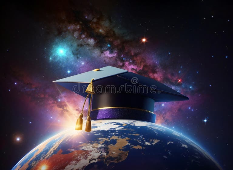 Universe graduation stock illustration. Illustration of universe ...