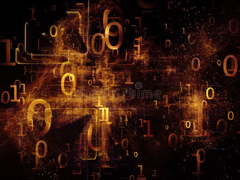 Universe of Numbers stock illustration. Illustration of abstract - 34730451