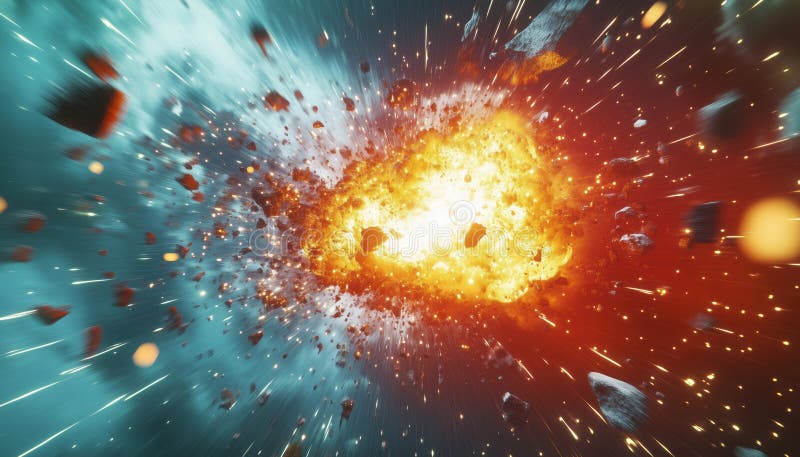 Universe S Time-Warping Big Bang Explosion with Rendered Containment ...