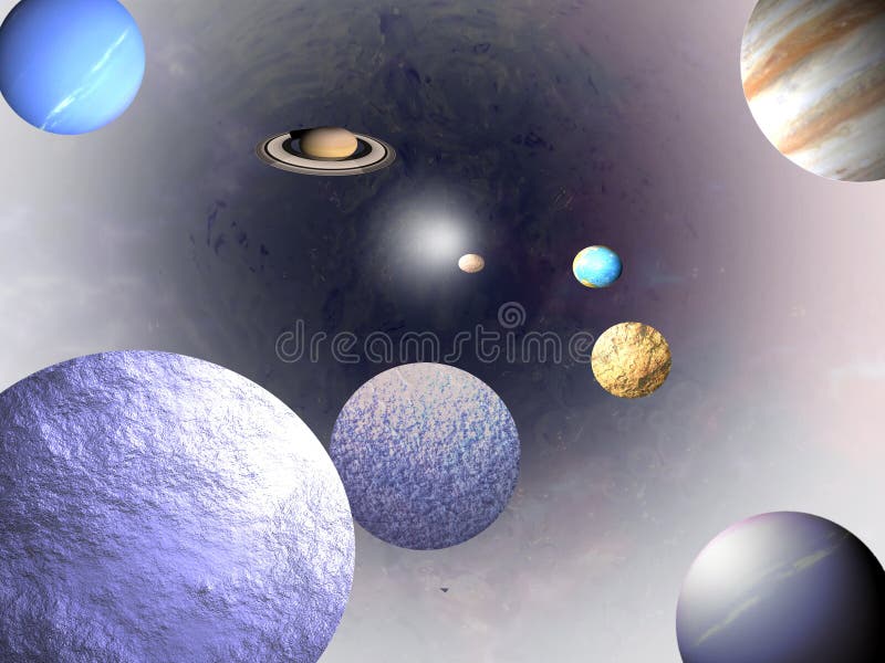 Universe - Science Backgrounds Stock Illustration - Illustration of ...