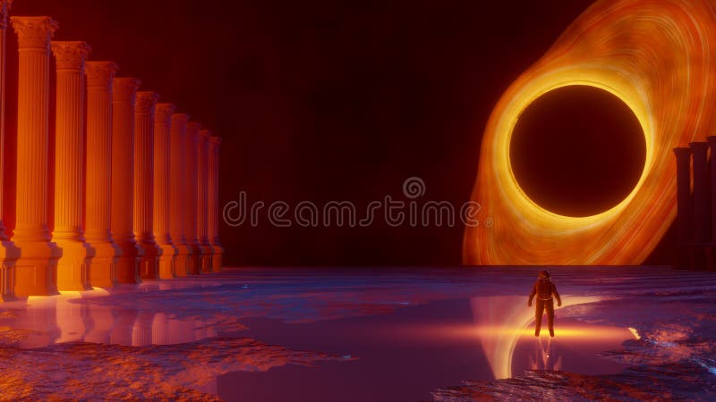 Universe and Space ,exploration of the the Planet`s Surface. Star Gate ...