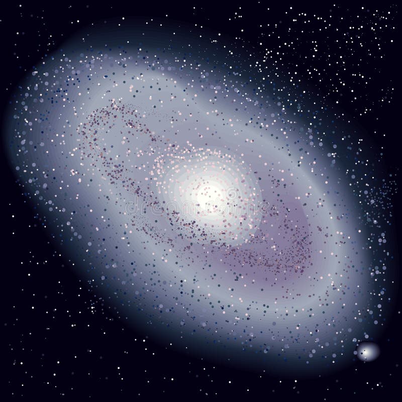 Universe Vector. Realistic Universe. Sky Stock Vector - Illustration of ...