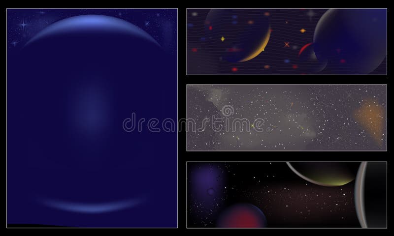 Universe-Cosmos-Space Backgrounds Stock Vector - Illustration of global ...