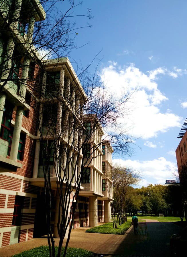 Universidad De Rice Houston, Tx Imagen de archivo editorial - Imagen de ...