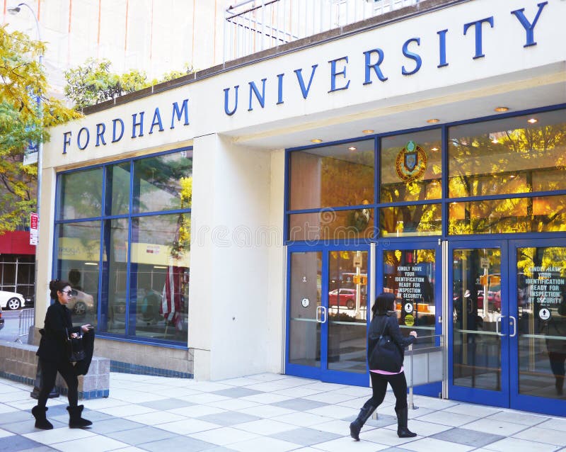 Universidade de Fordham fotografia editorial. Imagem de fordham - 88219492