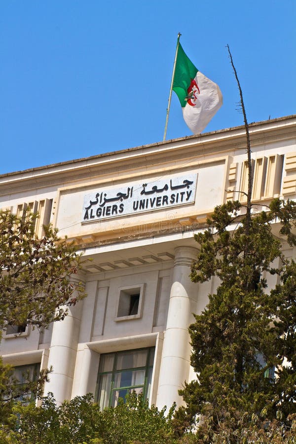 Université d'Alger photo éditorial. Image du centrale - 29687491
