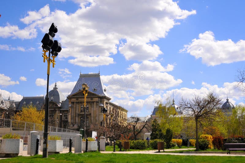 Universitate square park editorial stock photo. Image of romania - 52738768