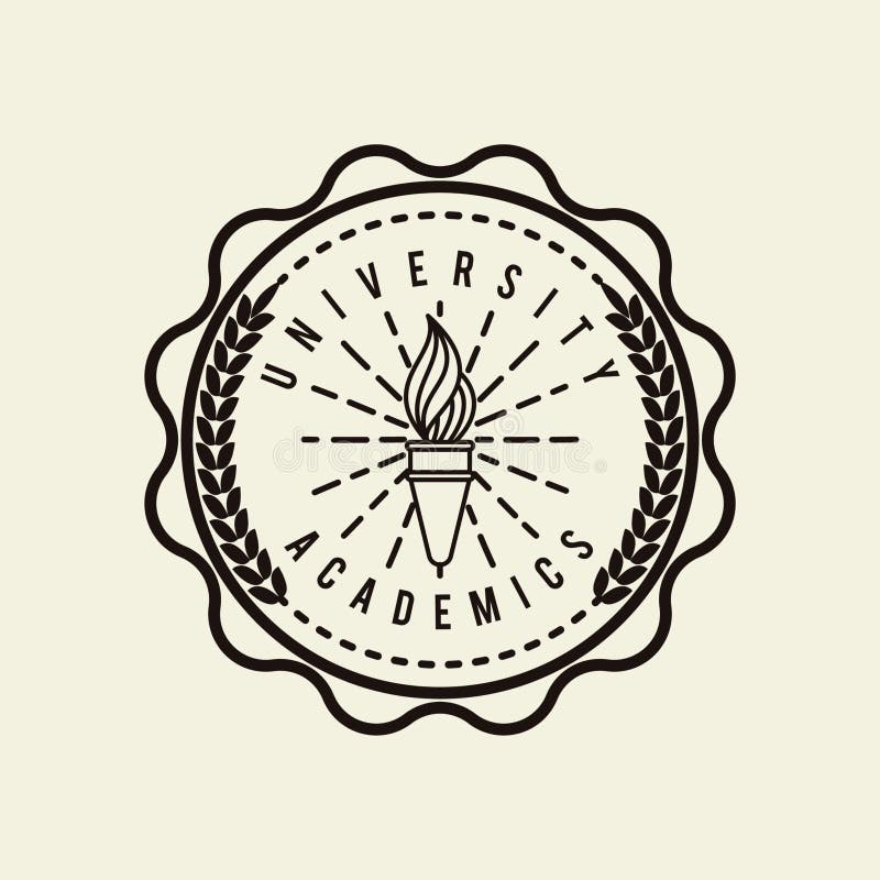 University Academics Logo Element. Vector Illustration Decorative ...
