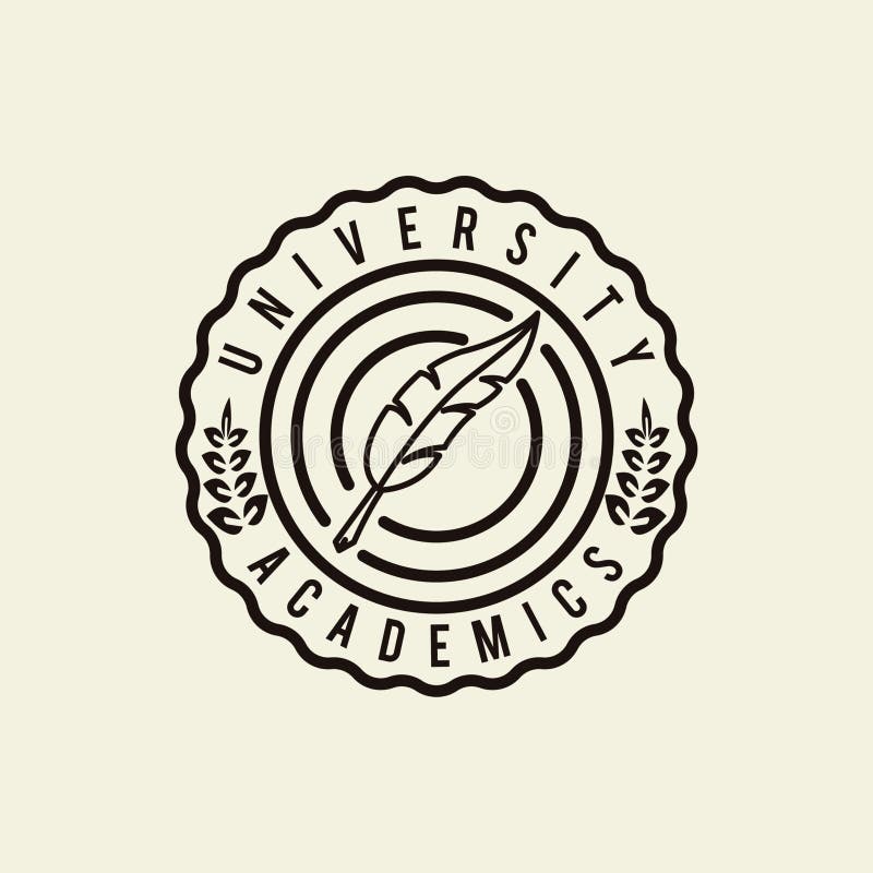 University Academics Logo Element. Vector Illustration Decorative ...