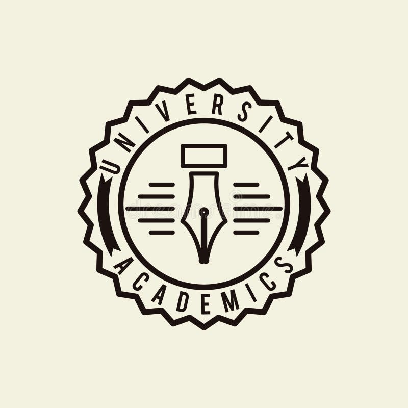 University Academics Logo Element. Vector Illustration Decorative ...