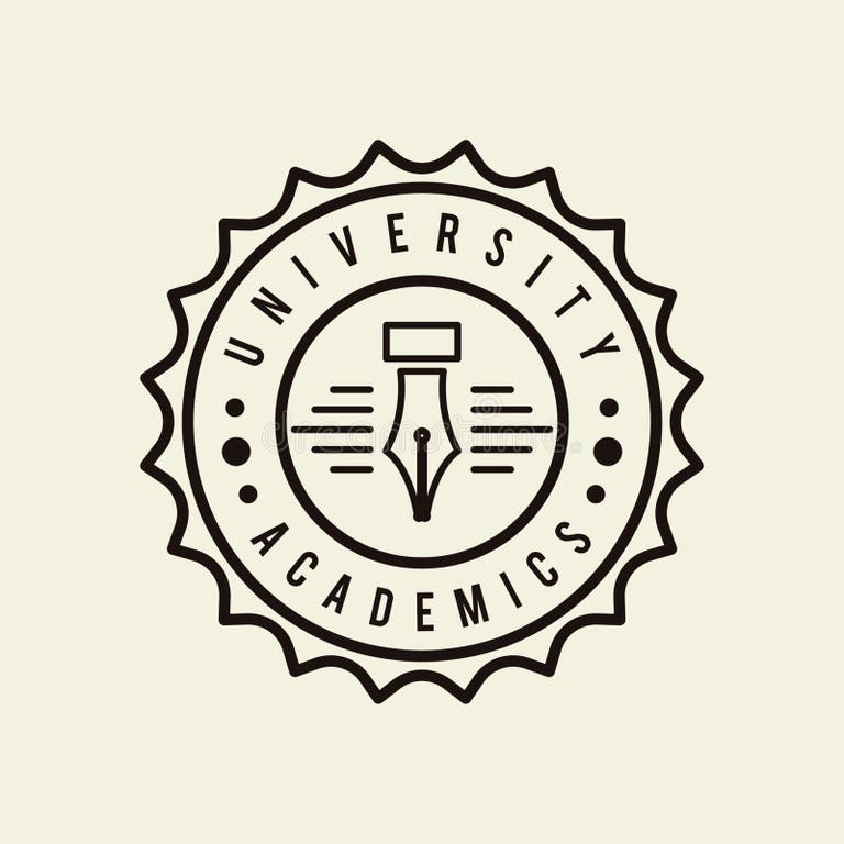 University Academics Logo Element. Vector Illustration Decorative ...