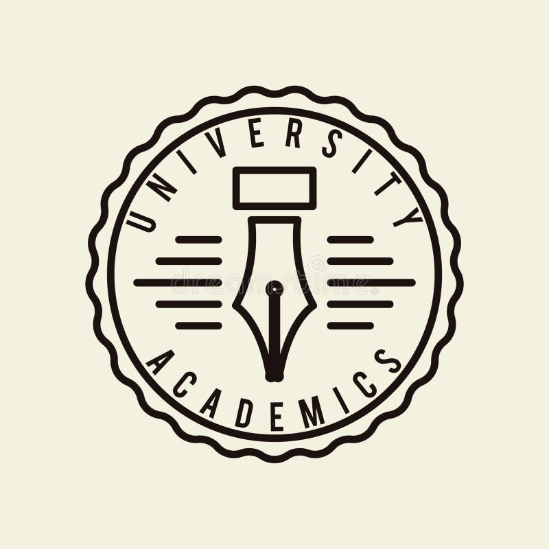 University Academics Logo Element. Vector Illustration Decorative ...