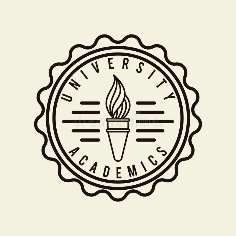 University Academics Logo Element. Vector Illustration Decorative ...