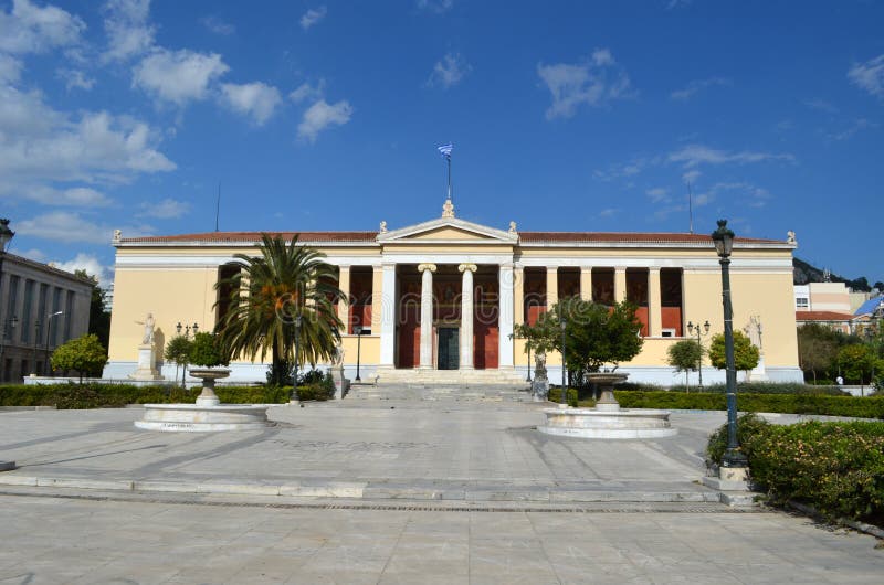 University of Athens stock image. Image of greece, green - 30413409