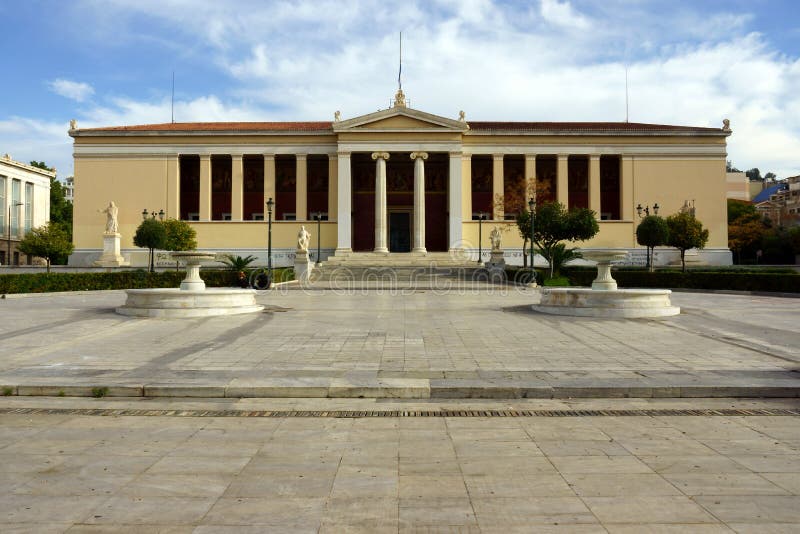 University of Athens stock photo. Image of historic, history - 49830484
