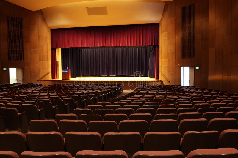 University auditorium stock photo. Image of announcement - 3074410
