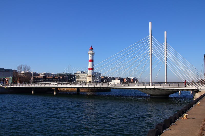 University Bridge in Malmo, Sweden Stock Image - Image of ...