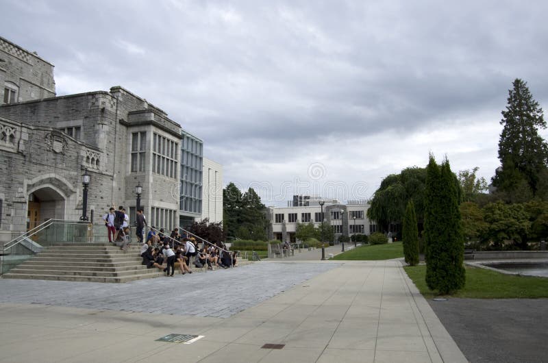 Simon Fraser University in Vancouver, BC, Canada Editorial Photo ...