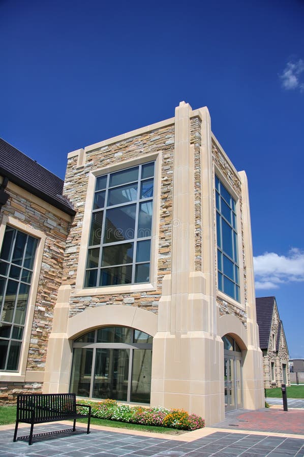 University building stock image. Image of bench, courtyard - 10336083