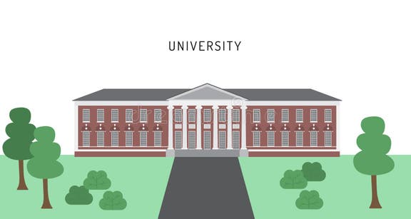 University Building Vector Stock Illustrations – 23,090 University ...