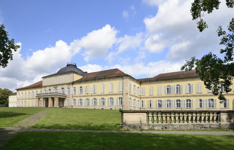 University Building, Hoenheim Stock Image - Image of park, classic ...