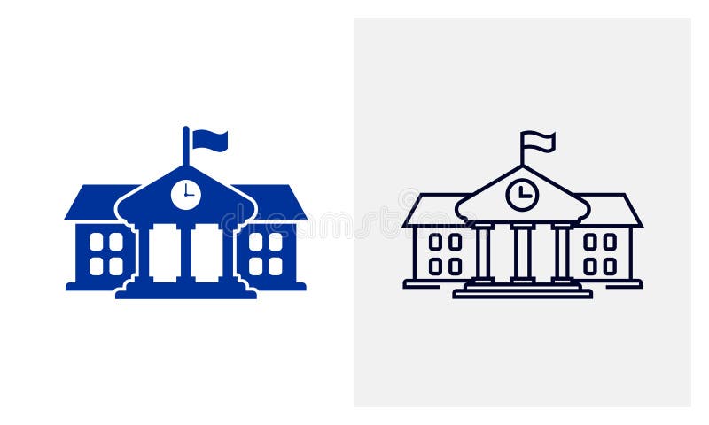 University Building Icon Logo Vector Template, Education Icon Concepts ... University Building Icon Logo Vector Template, Education Icon Concepts ...