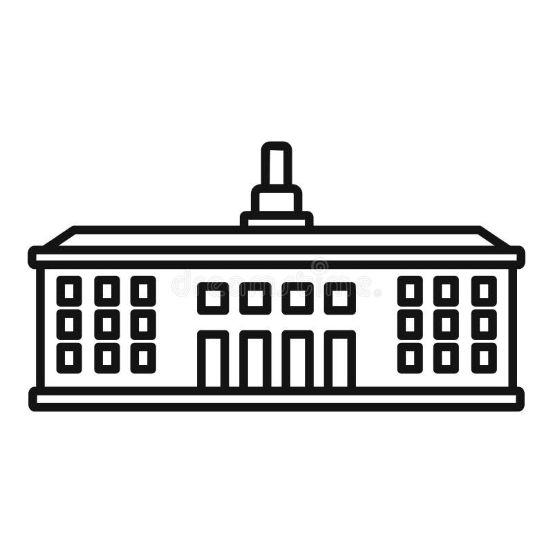 University Campus Icons Set, Outline Style Stock Vector - Illustration ... University Campus Icons Set, Outline Style Stock Vector - Illustration ...