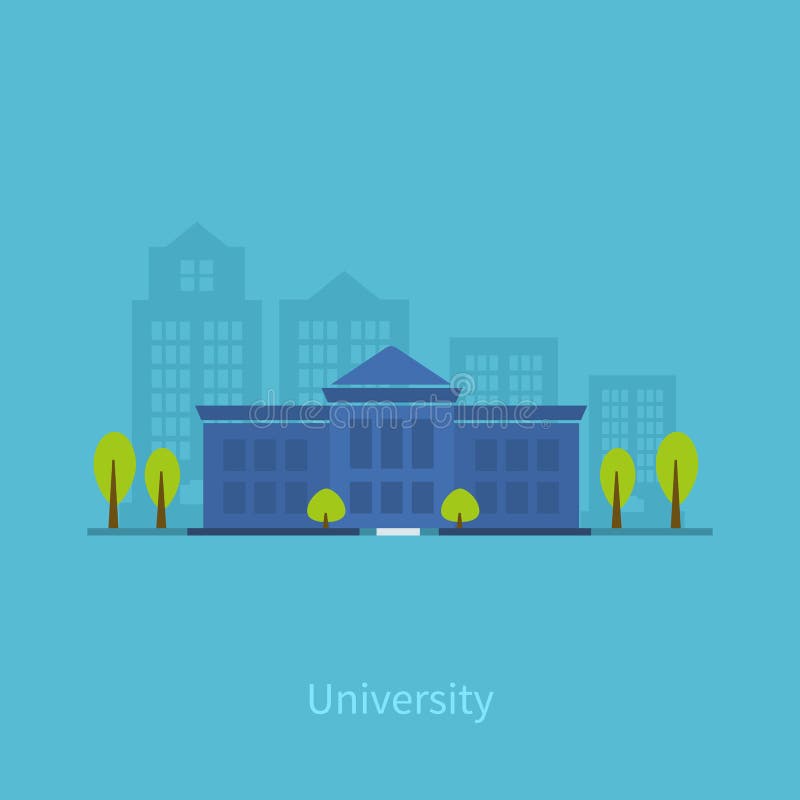 University Building Icon Vector Stock Vector - Illustration of filled ... University Building Icon Vector Stock Vector - Illustration of filled ...