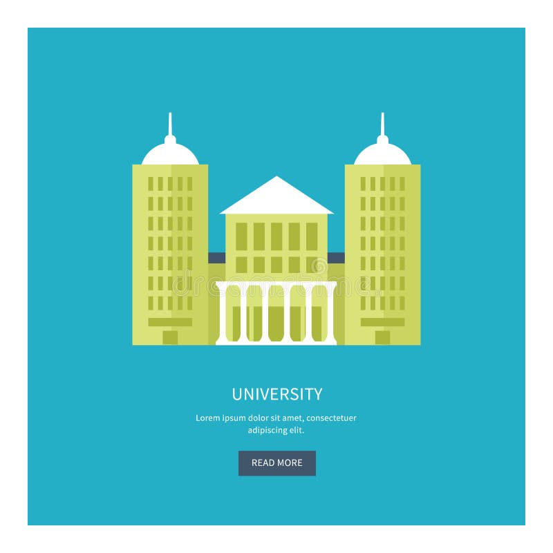 University building icon stock vector. Illustration of estate - 55371725