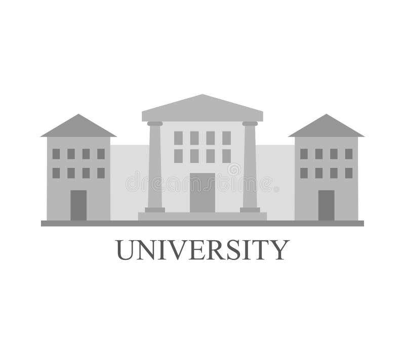 University building icon stock illustration. Illustration of capitol ...