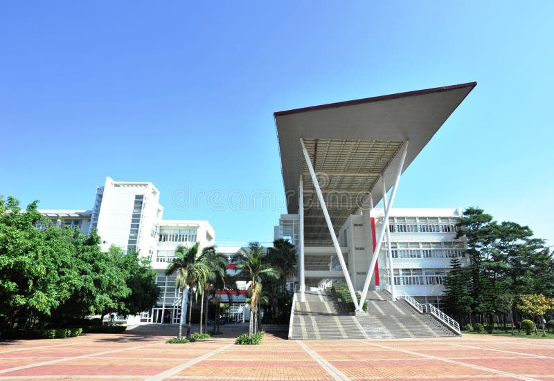 University buildings stock photo. Image of palm, building - 22293306