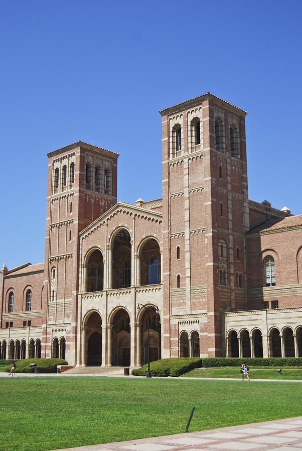 University campus building editorial image. Image of angeles - 6307265
